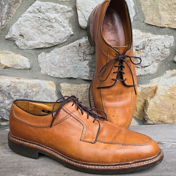 Allen Edmonds | Shoes | Allen Edmonds Norse Oxfords Splittoe Tan ...